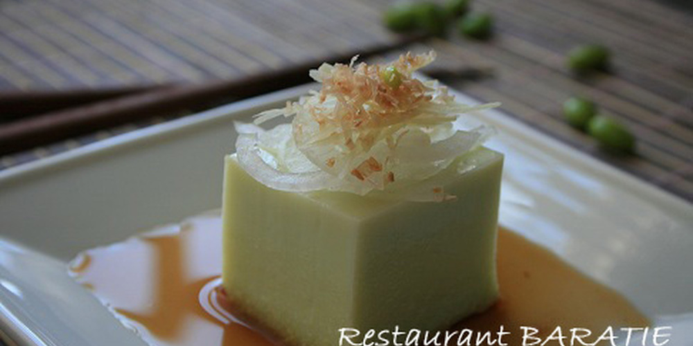 枝豆のお豆腐 by 3時のBARATIE - 管理栄養士監修のレシピ検索・献立作成：おいしい健康 - シニア